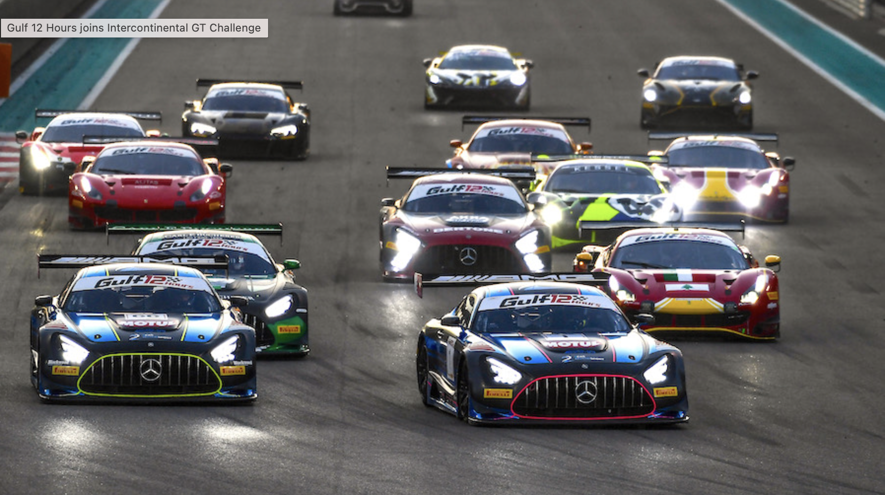 Record of GT3 entries for Gulf 12H, WRT on the list ! | Endurance Info