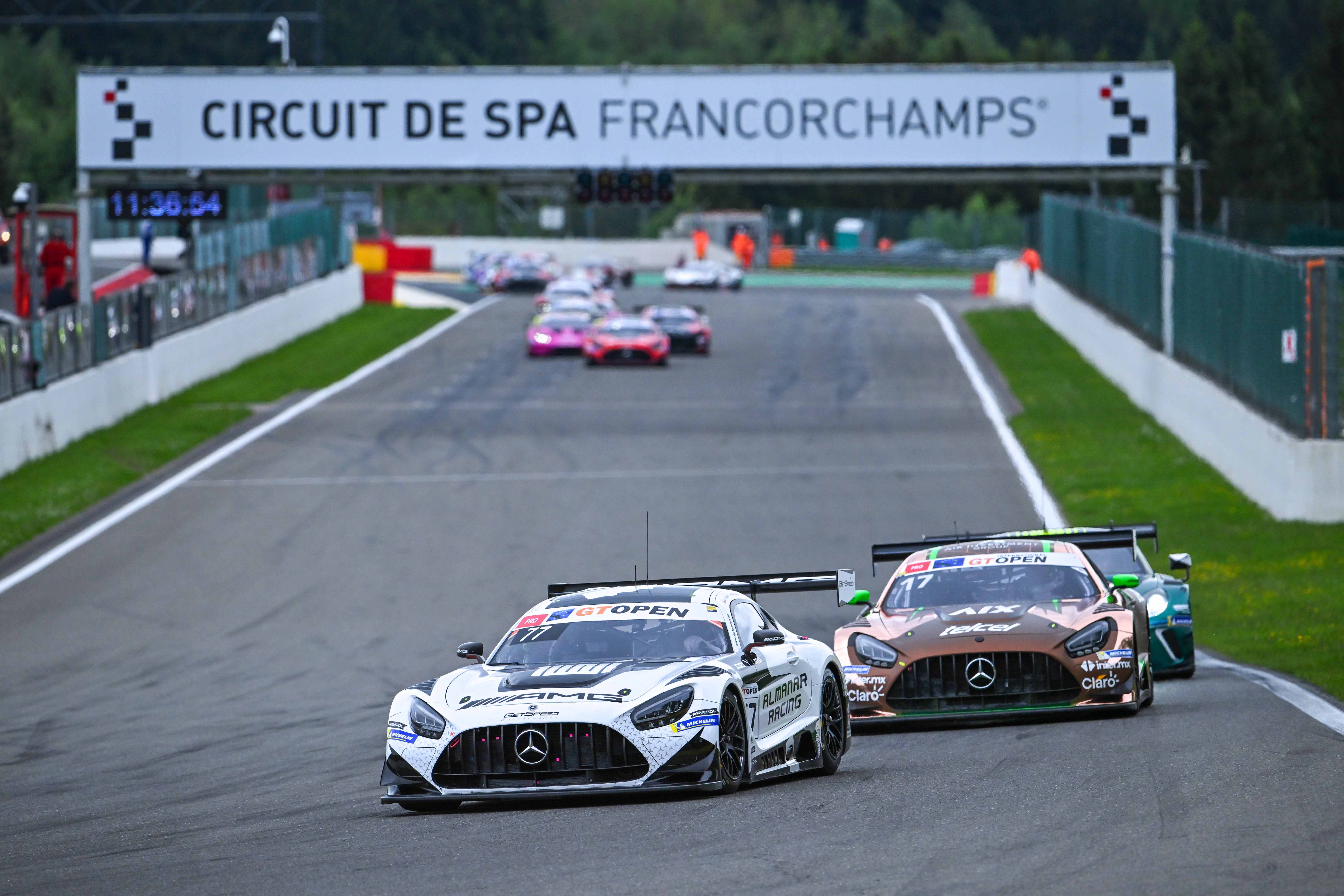 Al Zubair-Grenier (Al Manar GetSpeed Mercedes) take the GT Open 500 ...