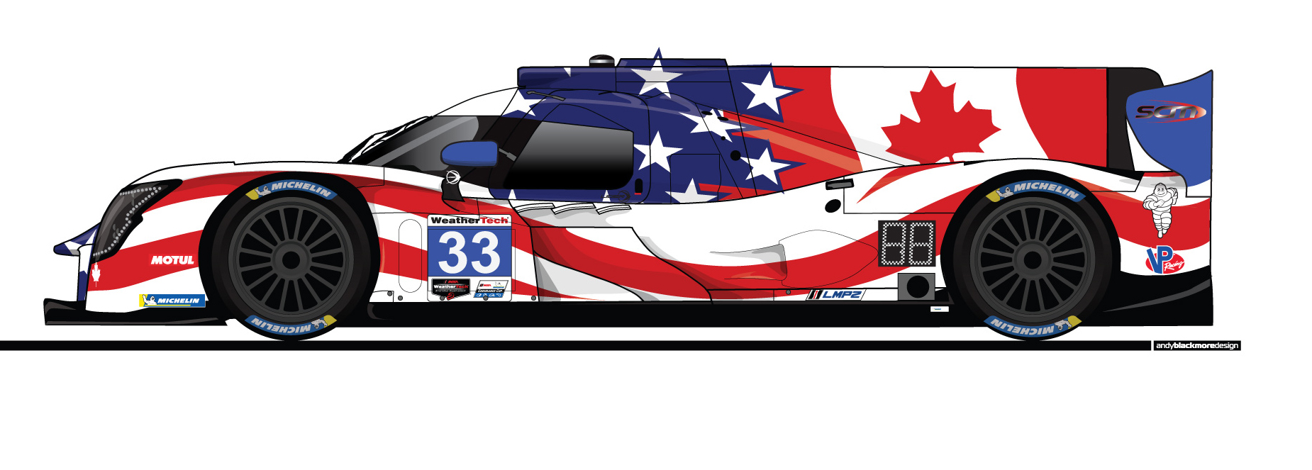 The extraordinary story behind the Sean Creech Motorsport Canadian Flag ...