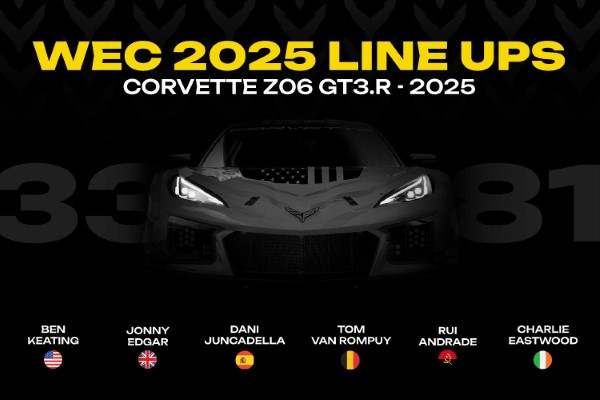 TF Sport announces 2025 FIA WEC lineups | Endurance Info