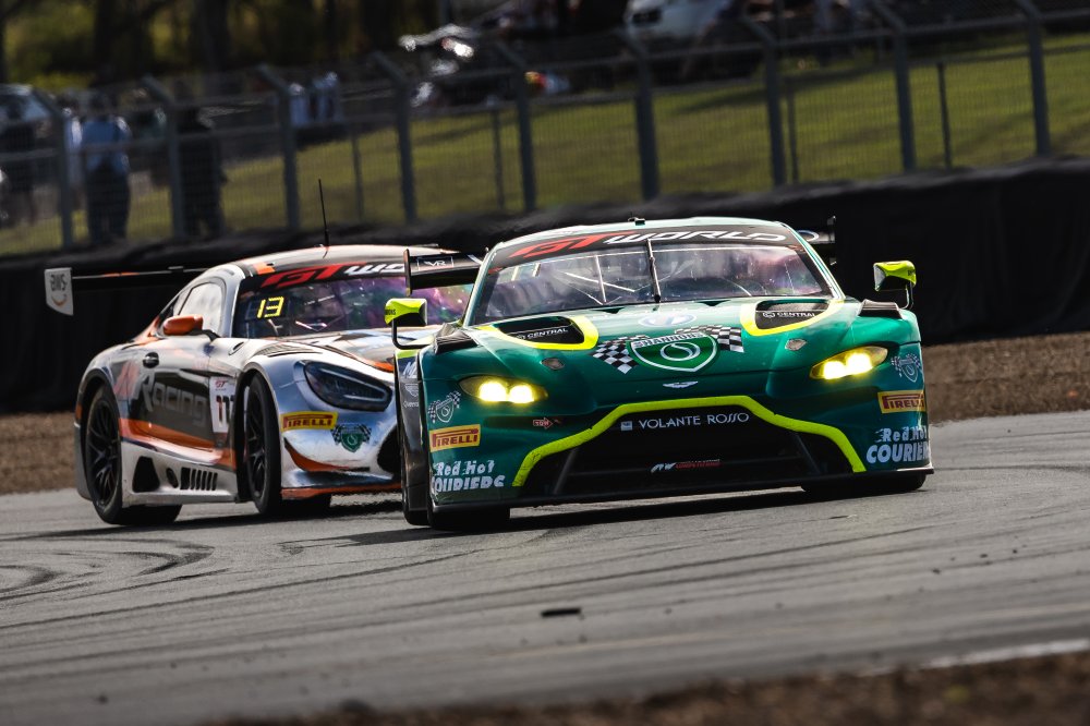 Liam Talbot and Jamie Day win GT Festival Sandown Race 2 thriller ...