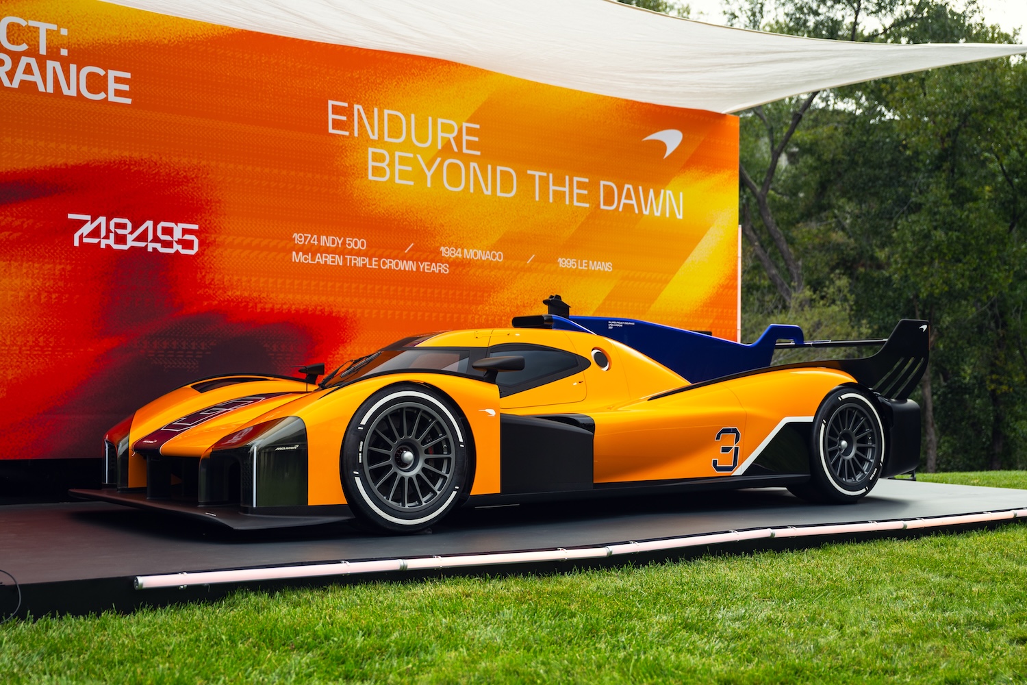 McLaren Project: Endurance debuts Triple Crown inspired livery during ...