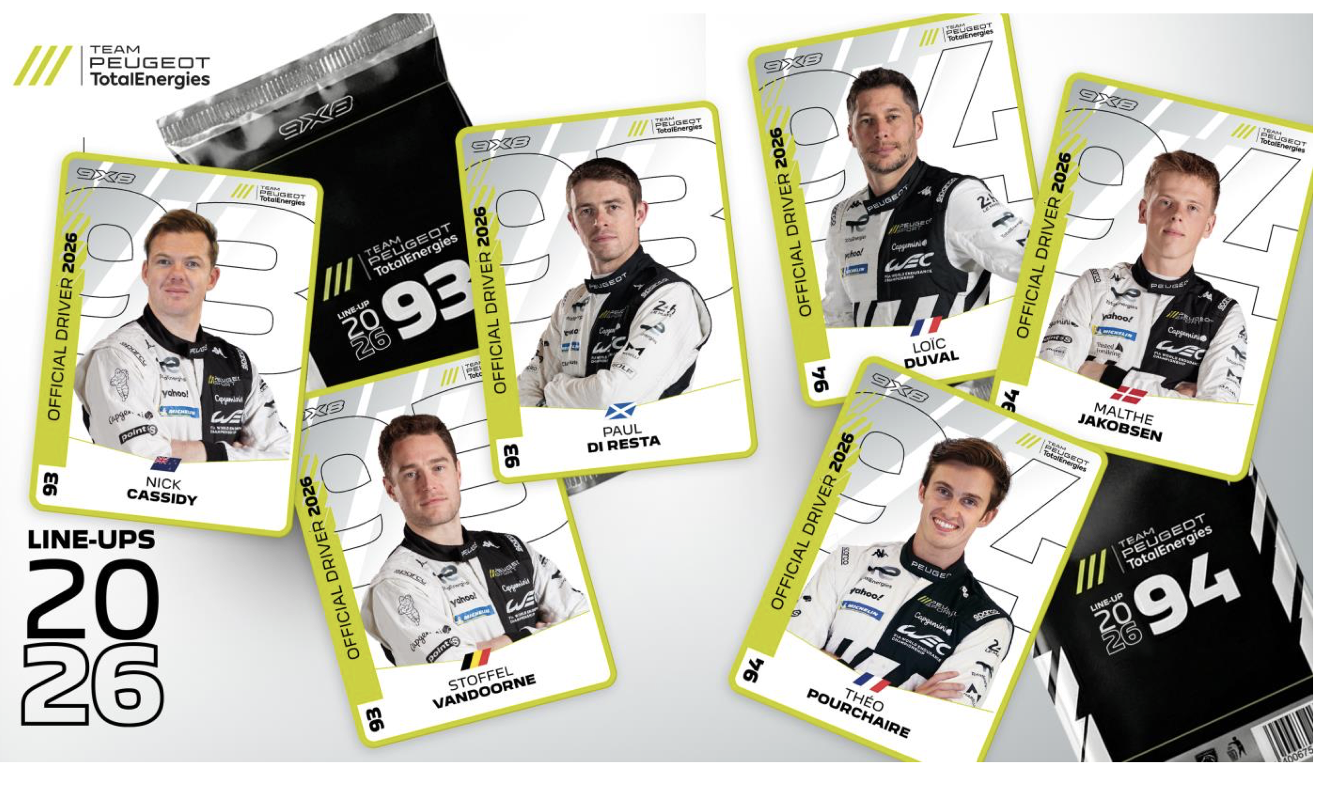 Team Peugeot TotalEnergies announces driver line-ups for the 2026 FIA ...