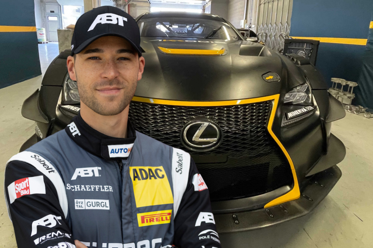 WEC - Kelvin van der Linde at the wheel of an Akkodis ASP Lexus RC F ...