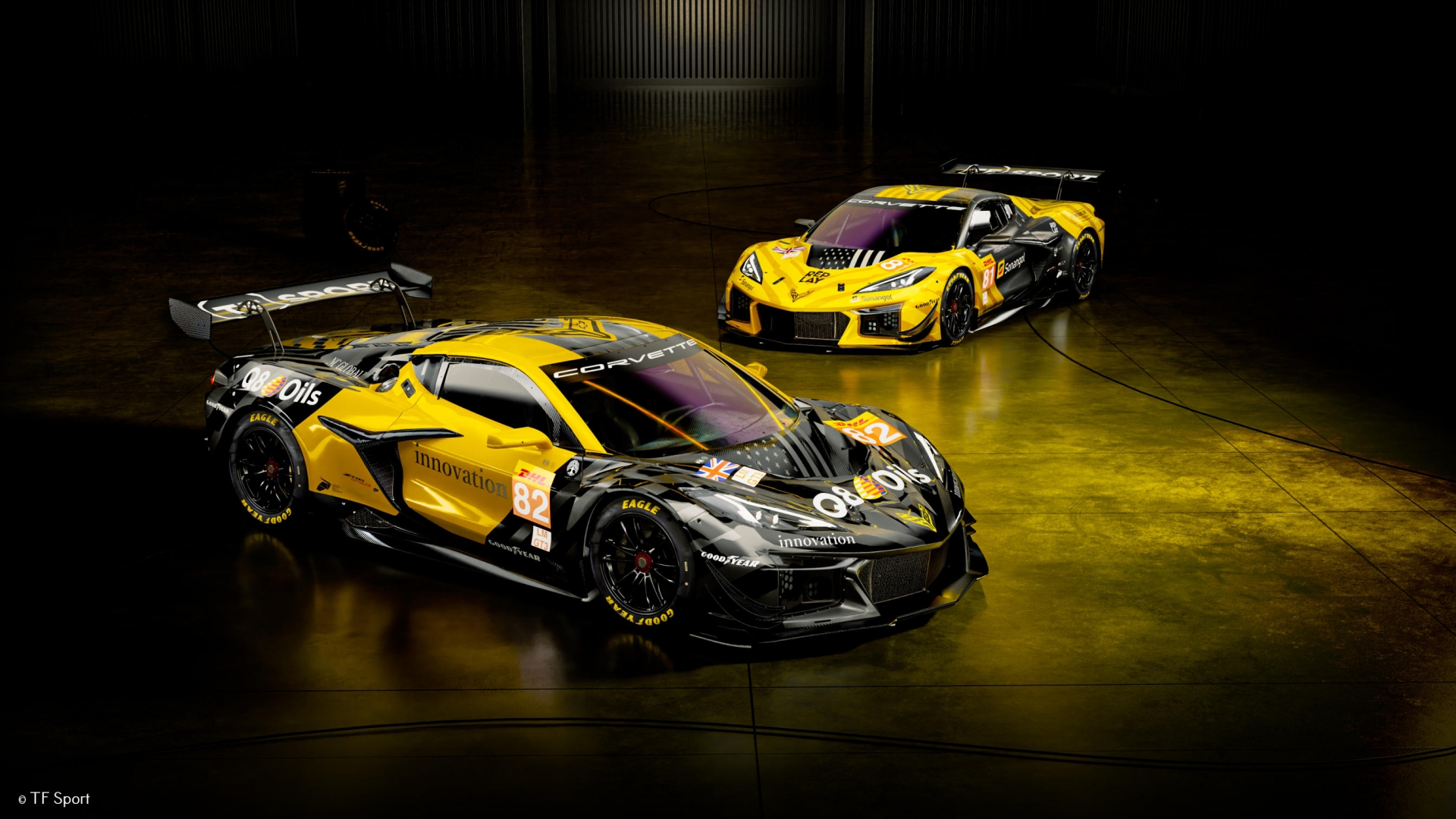 TF Sport's Corvette Z06 GT3.R cars are ready to hit the track in their ...